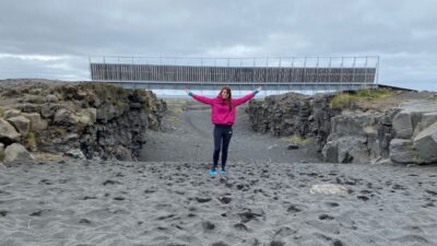 The Bridge Between Continents in Iceland